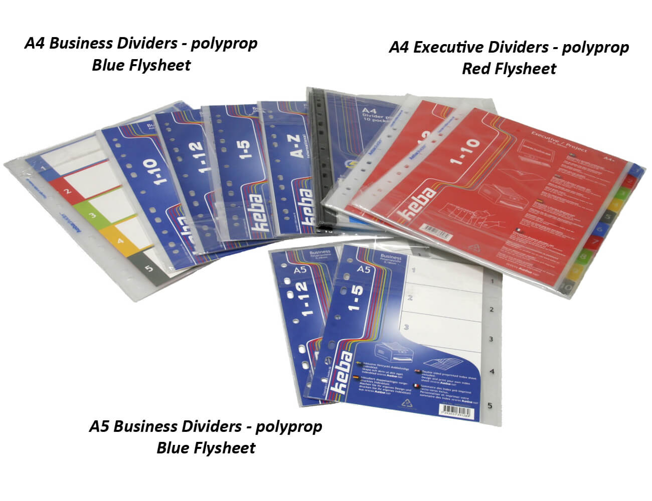 Dividers / Indices (poly) - Plastics Australia