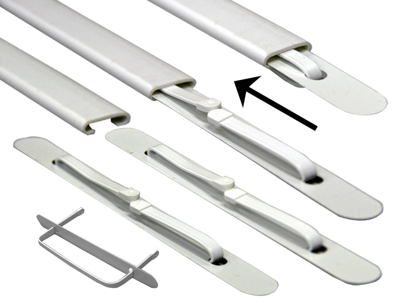 Flat File Fitting Sets (3 piece) - Plastics Australia