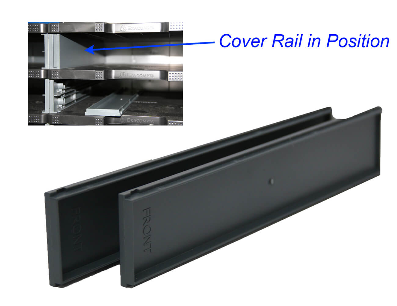 Literature Sorter - Jumbo Cover Rails | Plastics Australia