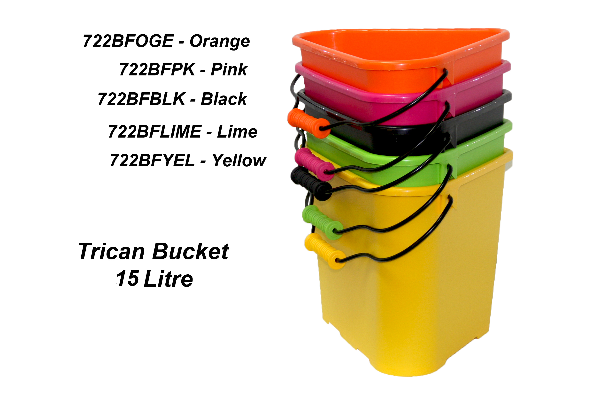 Trican Bucket - Triangle Buckets - Plastics Australia